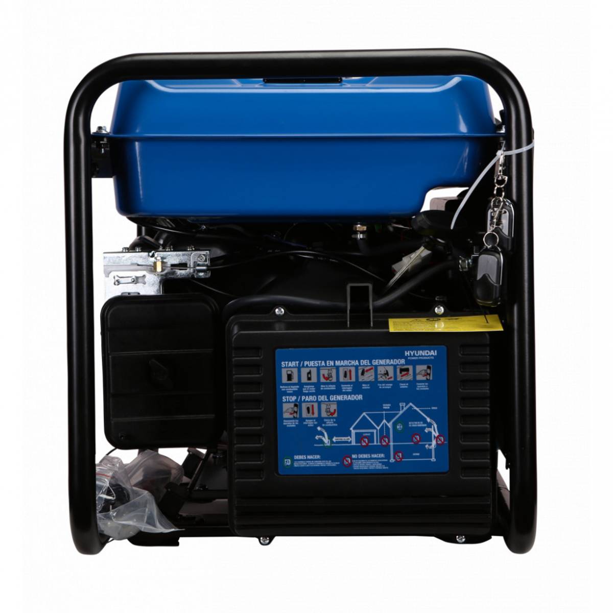 Kjøp HYUNDAI HY4000Ei Inverter Aggregat 3900W - Fjernkontroll og ATS ...